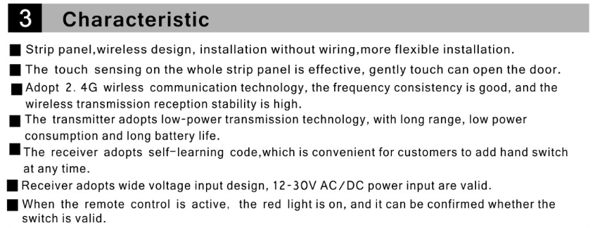 Wireless Touch Switch CSA-602 – Caesar Store