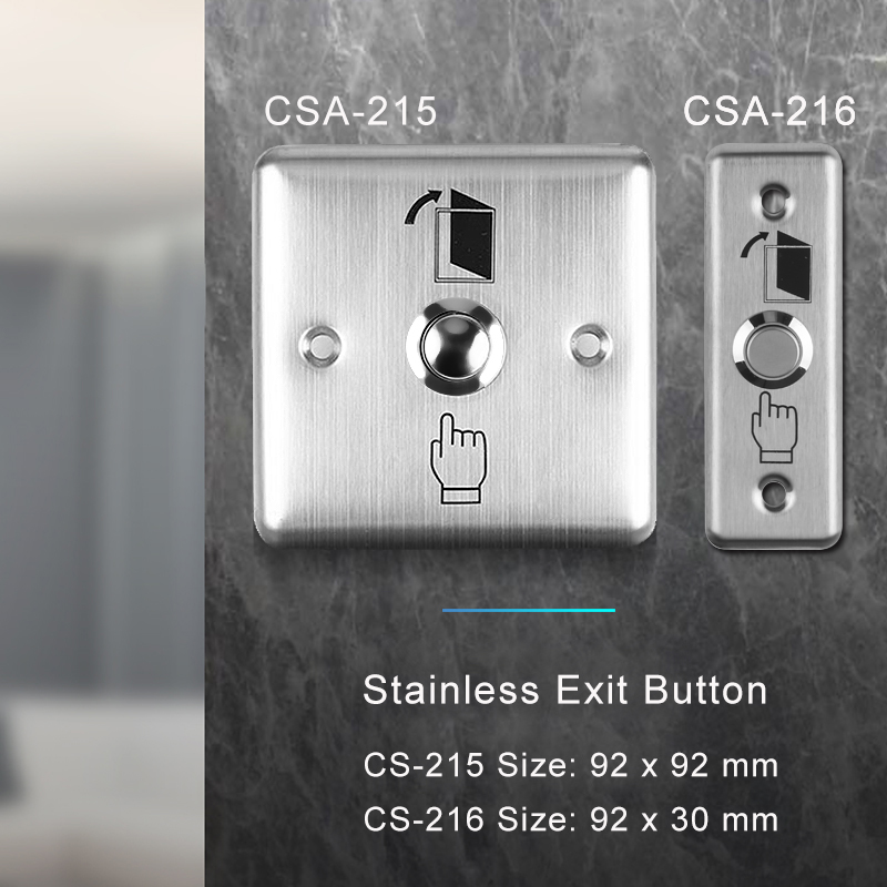 Stainless Steel Exit Button CSA215/216 – Caesar Store