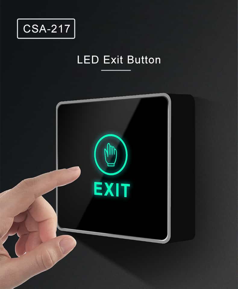 LED Exit Button CSA-217 – Caesar Store