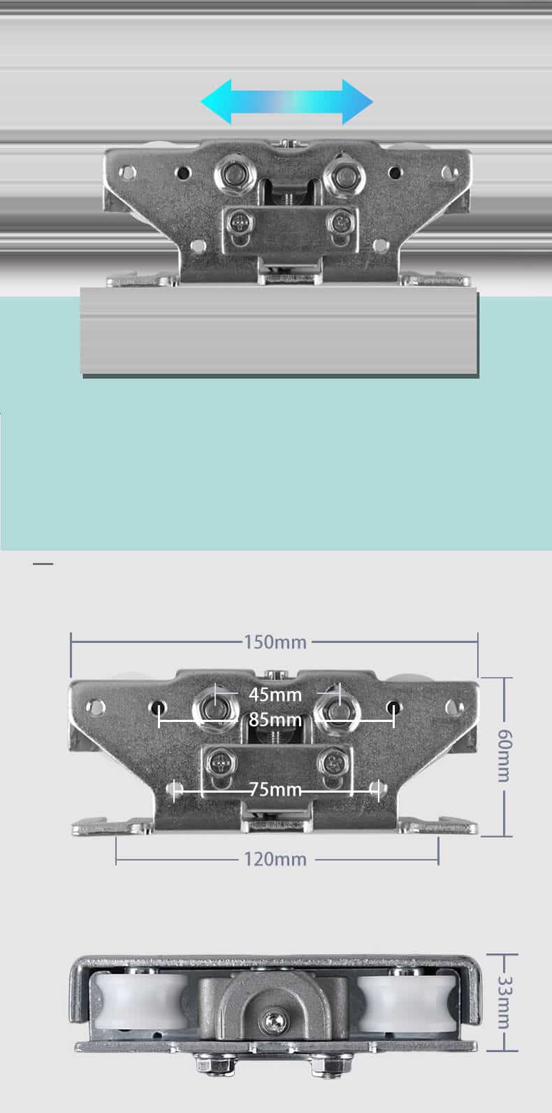 EL100 Automatic Door Carriage – Caesar Store
